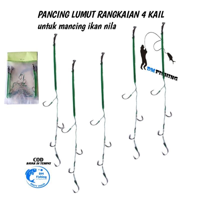 Jual PANCING LUMUT RANGKAIAN 4 KAIL termurah, harga promo | Shopee ...