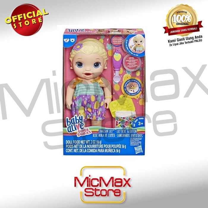 Jual Jual Baby Alive Snackin Lily Super Snacks Murah | Shopee Indonesia