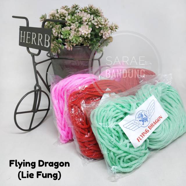 Jual Talikur Flying Dragon (Lie Fung)/75gr - Panjang 25meter | Shopee ...