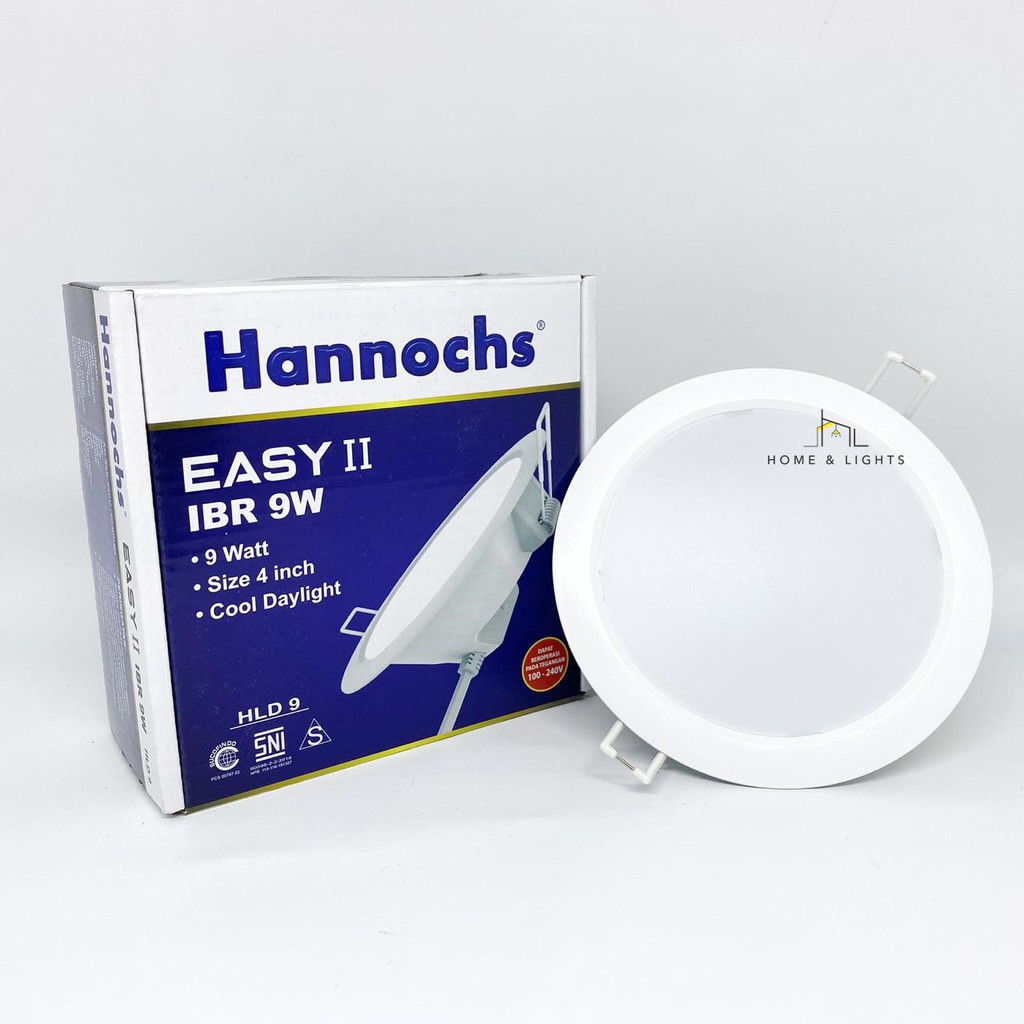 Jual Lampu Downlight LED Hannochs Easy II Bulat 9W | Shopee Indonesia