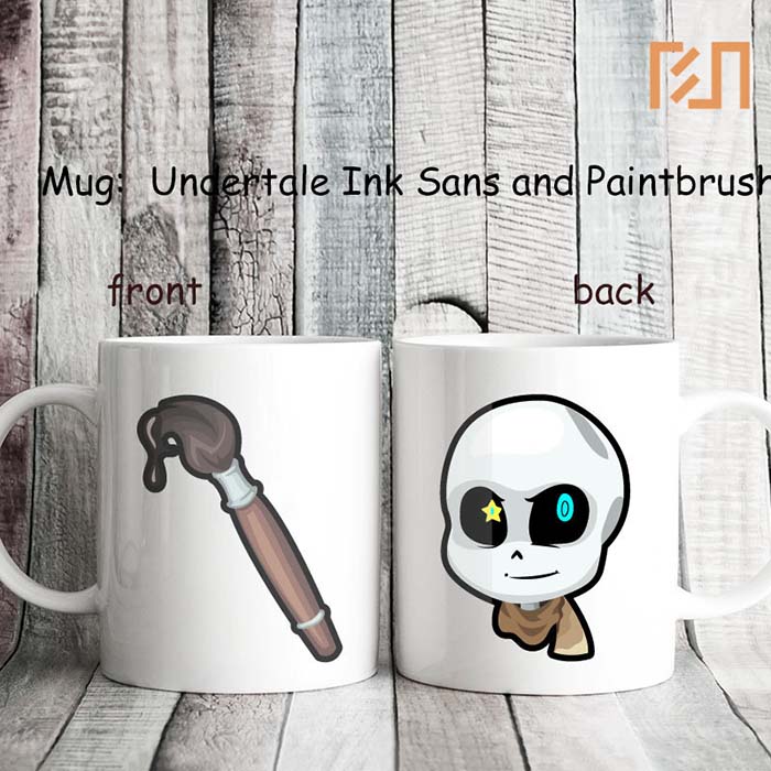 Jual Mug Undertale Ink Sans and Paintbrush Icon | Shopee Indonesia