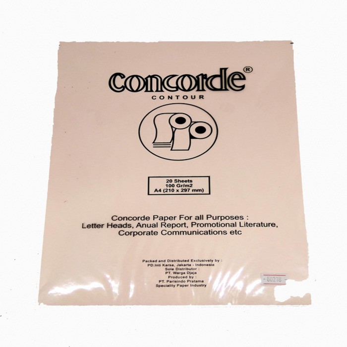Jual KERTAS CONCORDE A4 100 GR 80218 PINK | Shopee Indonesia