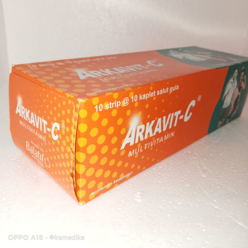 Jual ARKAVIT C Multivitamin 100tablet | Shopee Indonesia