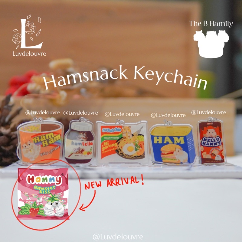 Jual HAMSTER SNACK INDONESIA KEYCHAIN MERCH INDOMIE NUTELLA HELLO PANDA ...