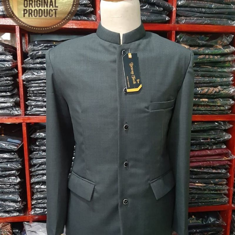 Jual Jasko abu abu polos saku tutup motif saku tutup bescaptasik baju ...