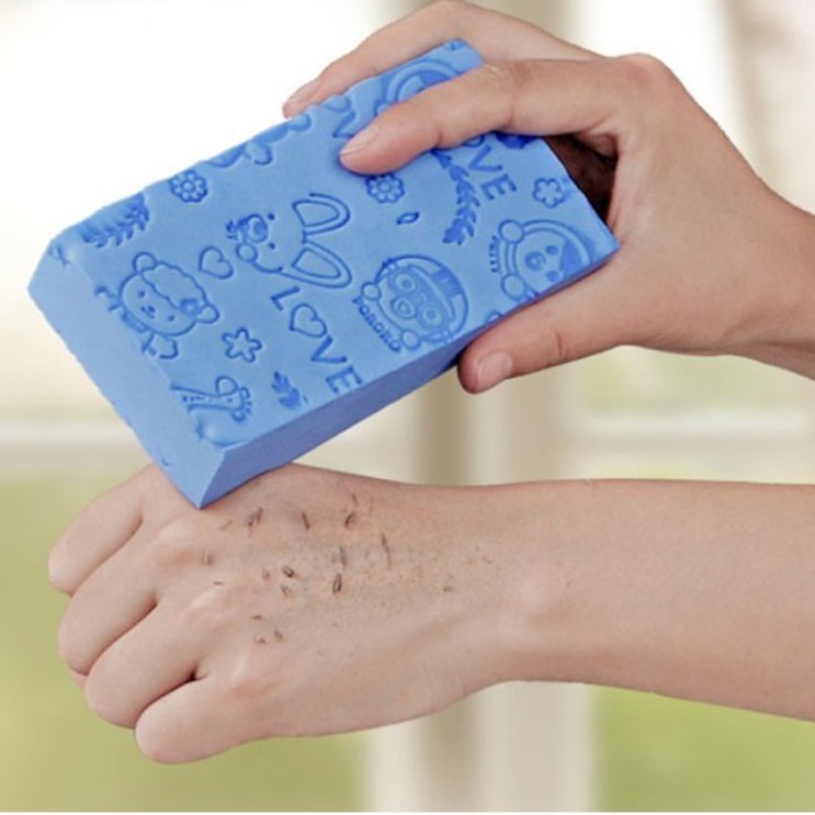 Jual Spon Busa Mandi Sponge Spons Pembersih Daki Dewasa Bayi dan Anak ...