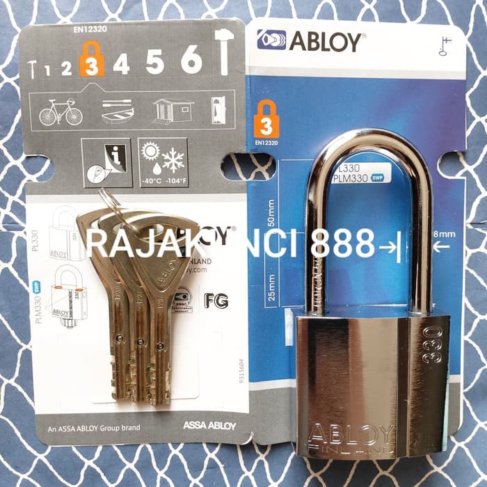 Jual Gembok ABLOY 330T/50 PROTECT 2 / Gembok ABLOY / ANTICAIRAN dan ...