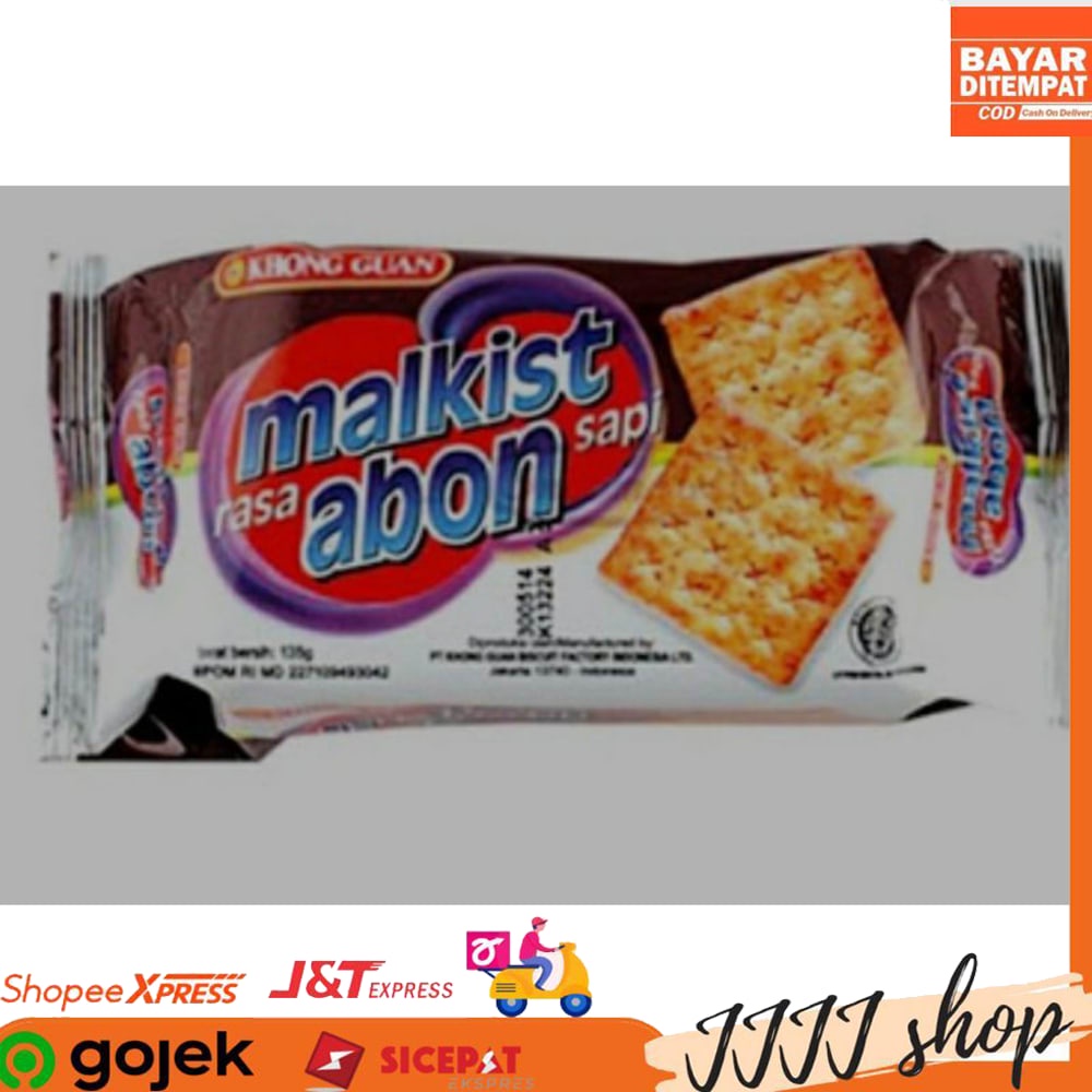 Jual Biskuit Khong Guan Malkist Cracker Snack Biskuit Abon Sapi 135 gr ...