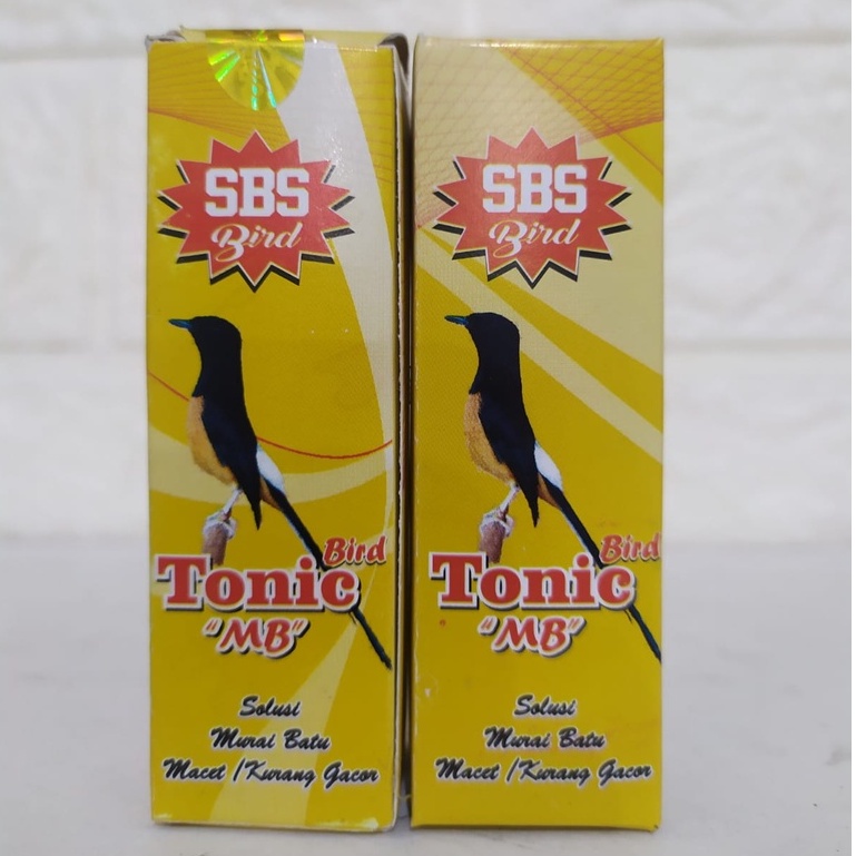 Jual SBS Bird Tonic MB vitamin untuk burung murai batu yang macet bunyi ...