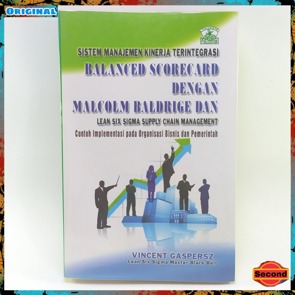Jual Buku Bisnis Original By Vincent Gaspersz | Balanced Scorecard ...