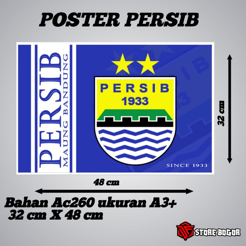 Jual Poster Persib Bandung Poster dinding besar | Shopee Indonesia