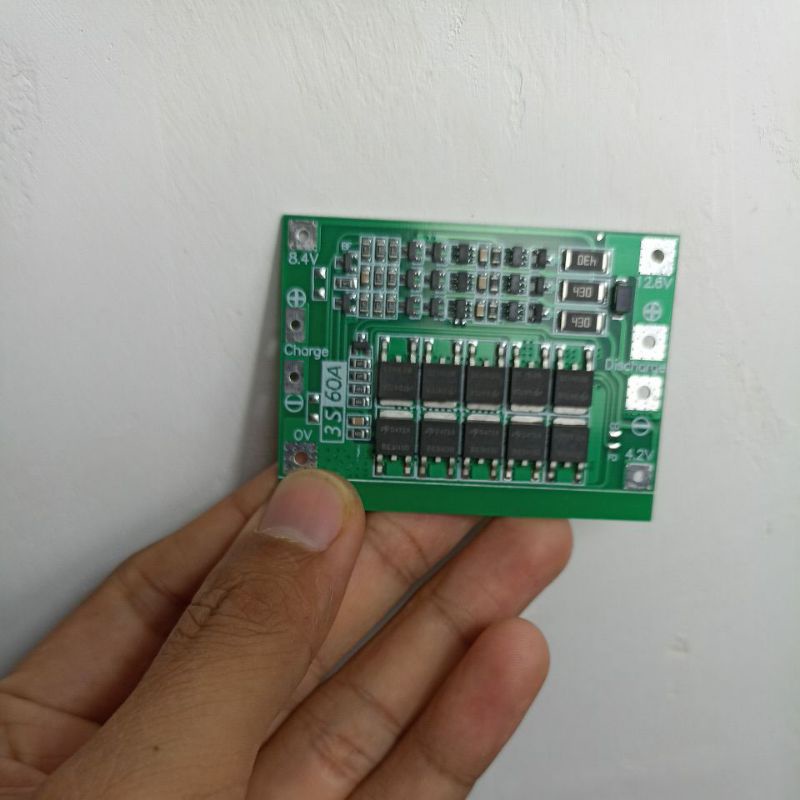 Jual Modul BMS 3S 60 Ampere Untuk baterai lithium bekas laptop atau ...