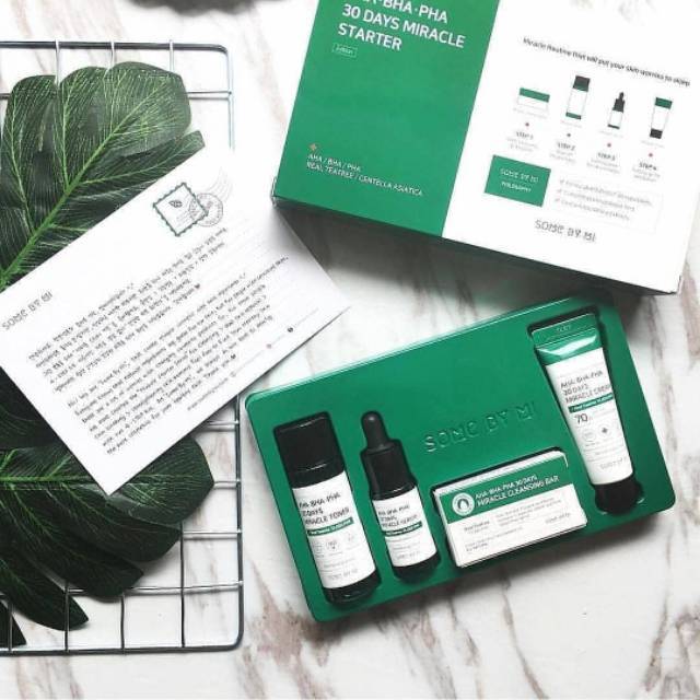 Jual Some by Mi AHA BHA PHA 30 Days Miracle Starter Kit (4 items ...