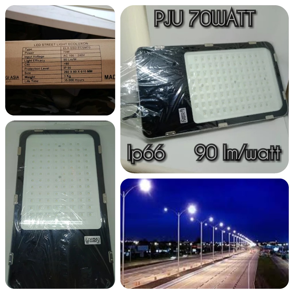 Jual Lampu LED PJU SMD 70watt 70 watt 70w sorot tembak penerangan jalan ...