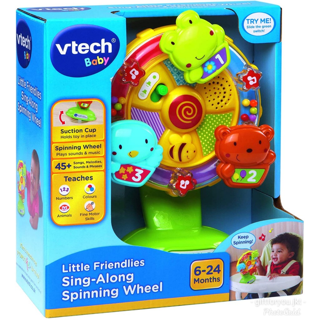 Jual VTech Baby Little Friendlies Sing Along Spinning Wheel Mainan ...