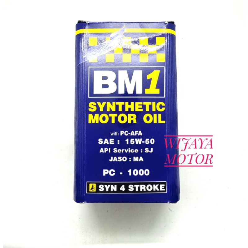 Jual OLI MESIN BM 1 800 ML PELUMAS MESIN | Shopee Indonesia