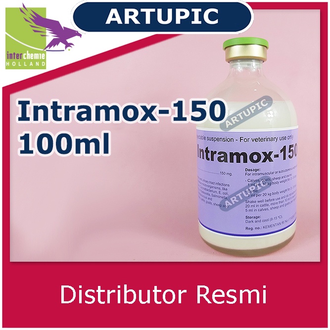 Jual Intramox-150 100 ml Amox Obat Pernafasan Sapi Kambing Ayam Babi ...