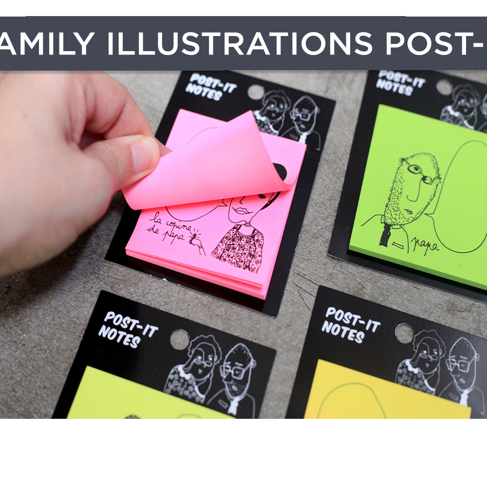 Jual Family Illustrations Post-it | Shopee Indonesia