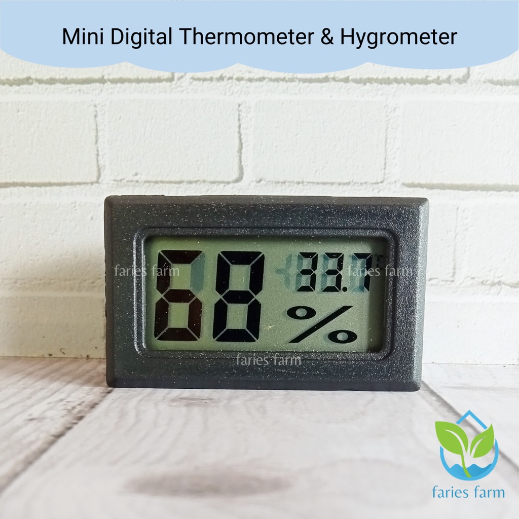 Jual Mini Digital Thermometer & Hygrometer Termometer Pengukur Suhu ...