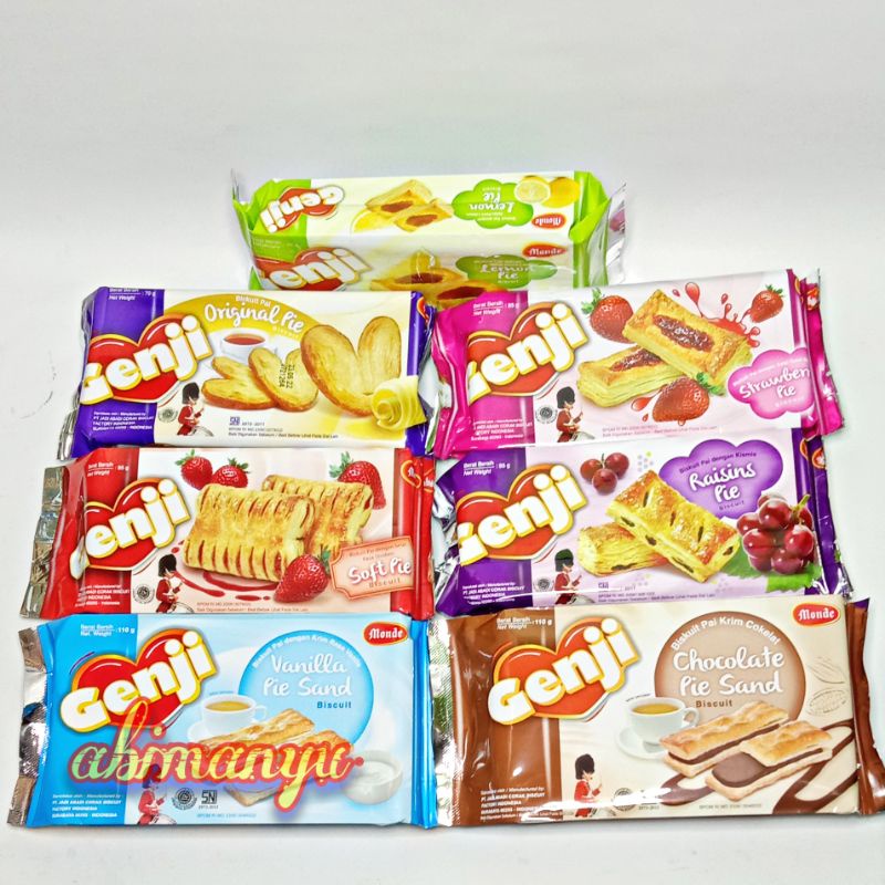Jual biskuit monde genji pie 85 gram | Shopee Indonesia
