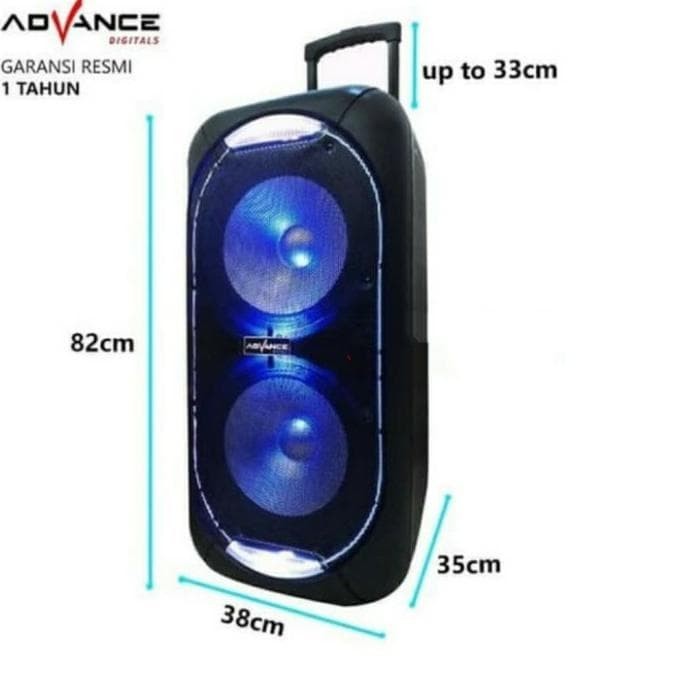 Jual SPEAKER BLUETOOTH ADVANCE K12D K 12D SPEAKER PA HI FI PORTABLE | Shopee Indonesia