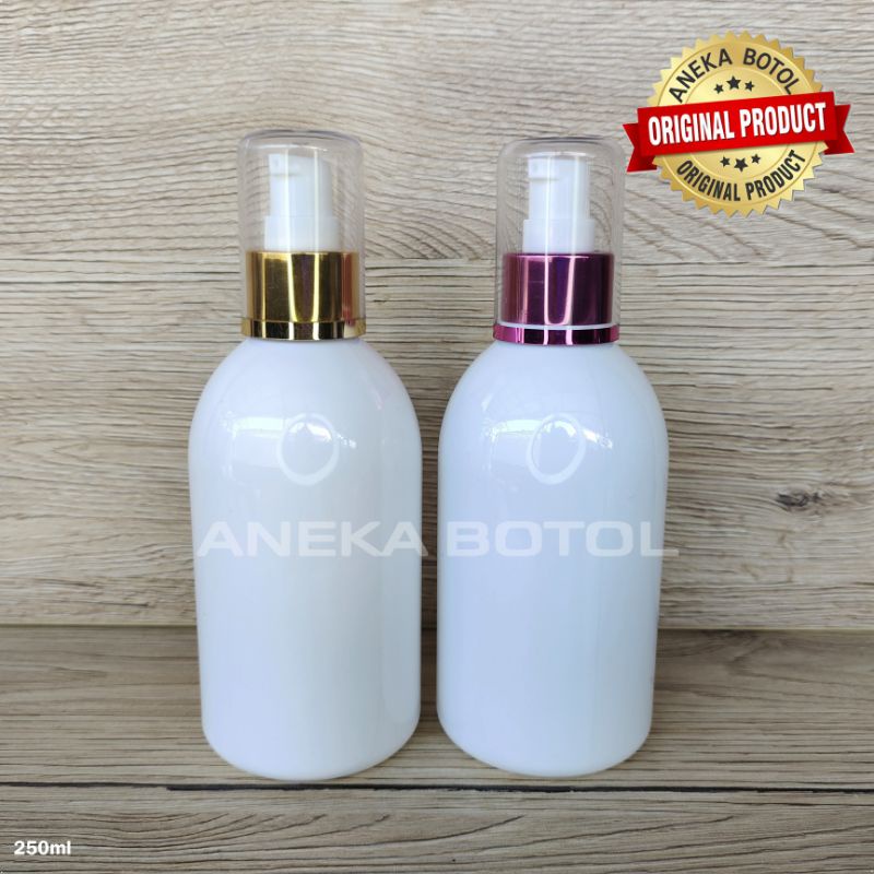 Jual BOTOL PET 250 ML OVAL DOVE TUTUP PUMP LOTION KILAP SHINY / BOTOL KOSONG MURAH | Shopee ...