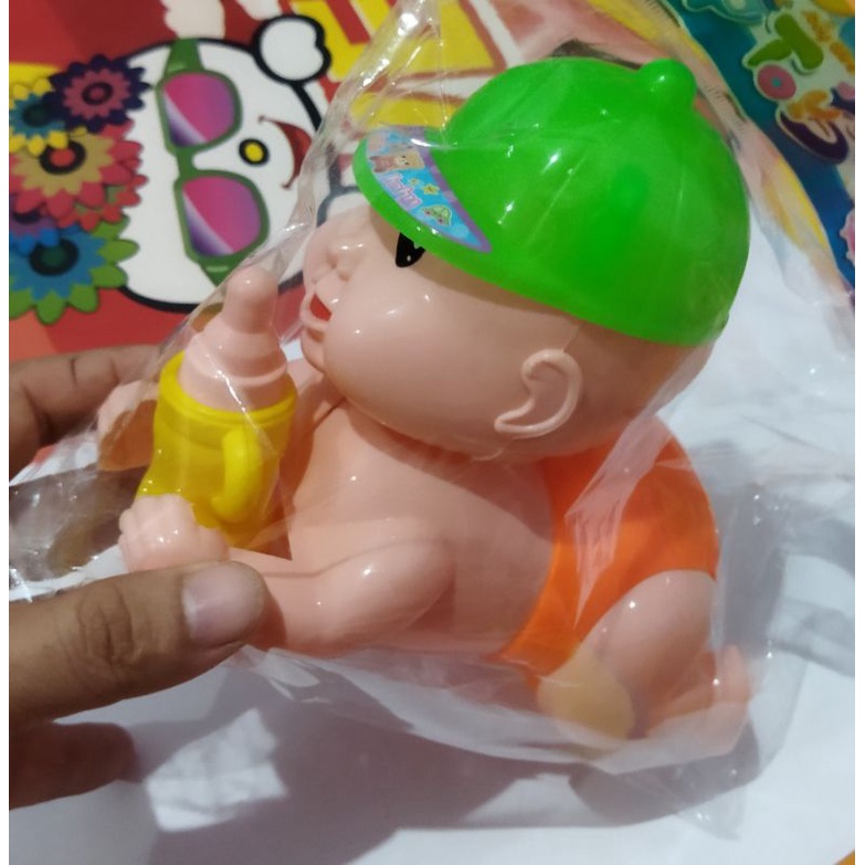 Jual MAINAN BENTUK BAYI MERANGKAK TARIK JALAN SH 188 | Shopee Indonesia