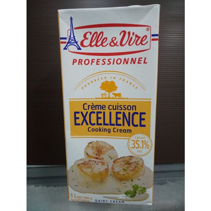 Jual Elle & Vire cooking Cream 1 liter | Shopee Indonesia