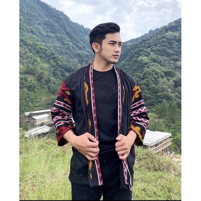 Jual KEISHAN.ID- KIMONO TENUN unisex outer jazz blazer cardigan vest ...