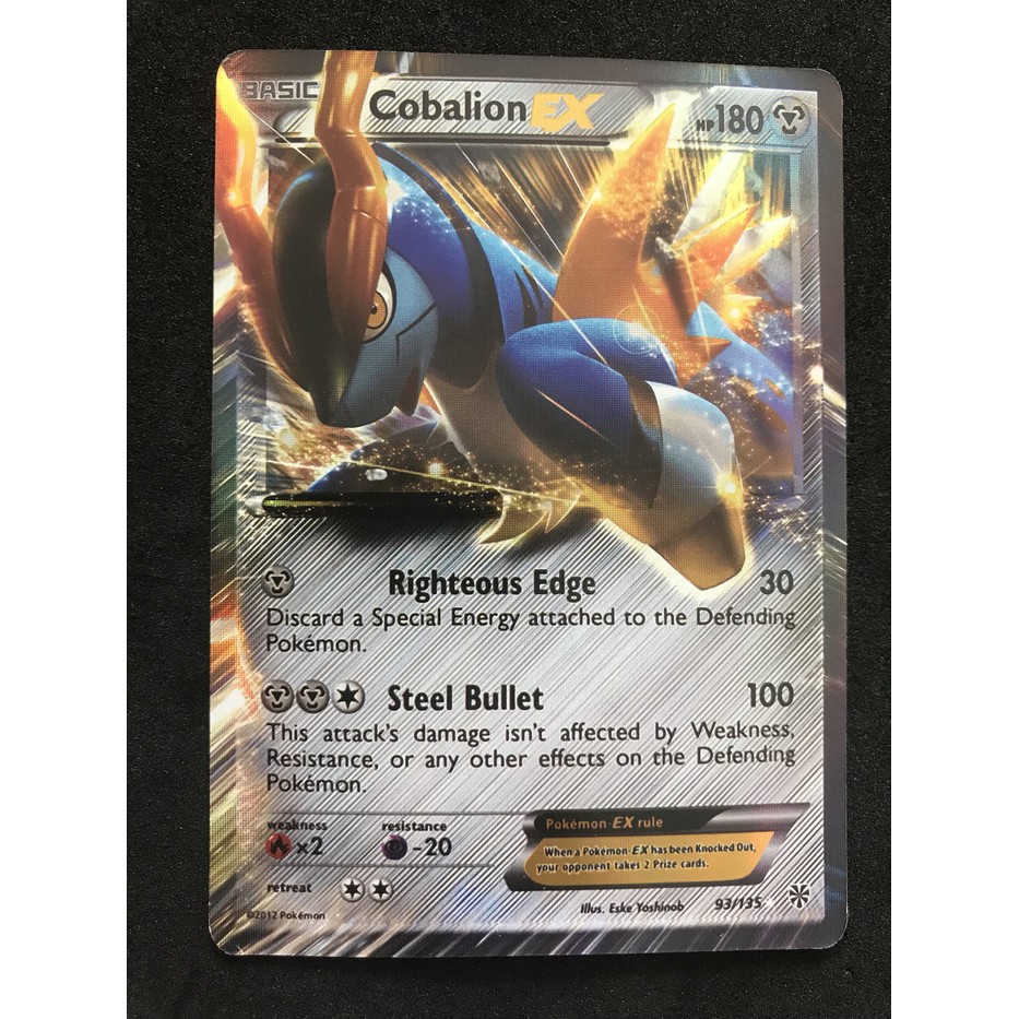 Jual Kartu Pokemon TCG Sun&Moon Cobalion EX (harga/kartu) | Shopee ...