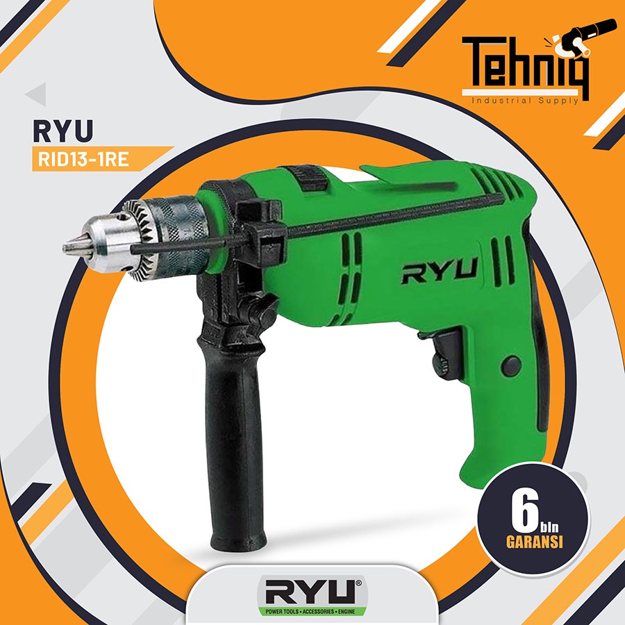 Jual Mesin Bor Listrik / Bor Tangan / Bor Beton RYU RID 13-1RE Impact ...