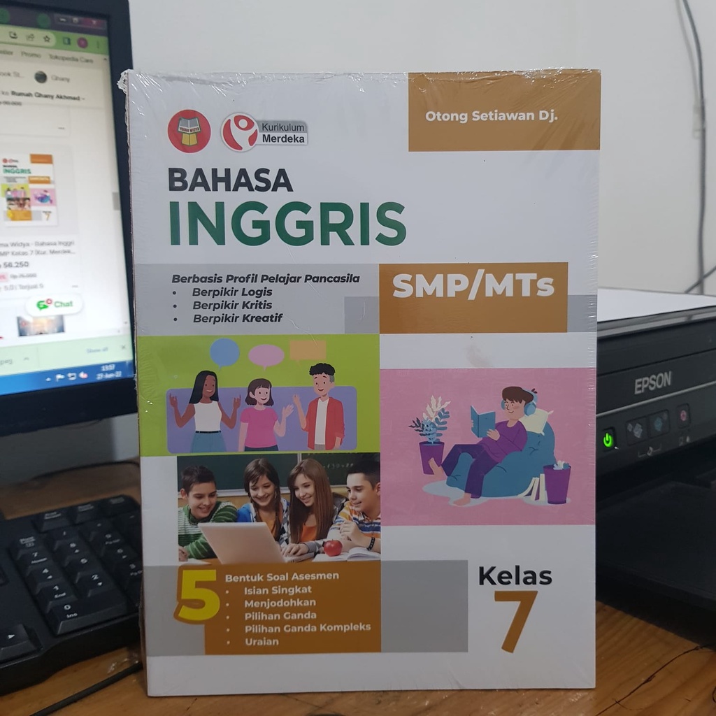 Jual BUKU BAHASA INGGRIS SMP/MTS KELAS 7 KURIKULUM MERDEKA - YRAMA WIDYA | Shopee Indonesia