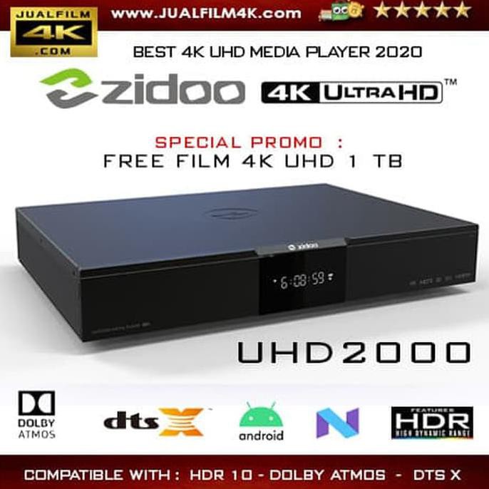 Jual Fikashop000 | Zidoo Uhd2000 Flagship Media Player 4K Uhd Hdr (Garansi Resmi) | Shopee Indonesia