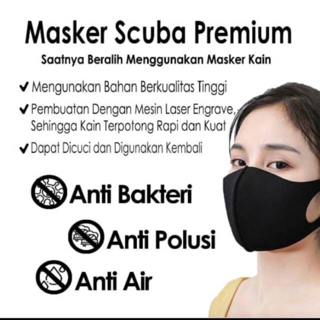 Jual Masker TEBAL Scuba PREMIUM (gramasi 280) | Shopee Indonesia