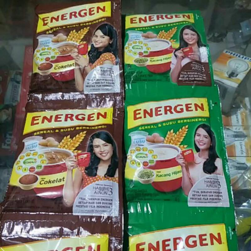 Jual ENERGEN minuman energi rencengan isi 10 sachet | Shopee Indonesia