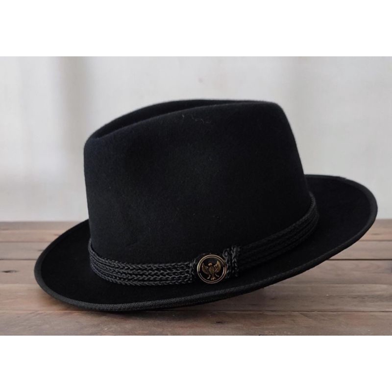 Jual ORIGINAL TOPI LAKEN FEDORA BAHAN WOOL | Shopee Indonesia
