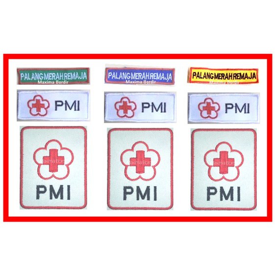 Jual LOGO PMI BORDIR 1 SET | Shopee Indonesia