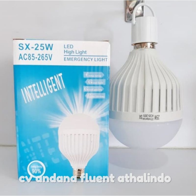 Jual lampu emergency bohlam emergency LED 25watt SX atau 20w | Shopee ...