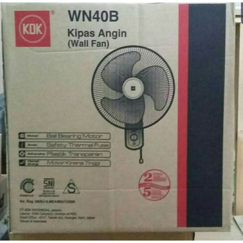 Jual WALL FAN 16" KDK / KIPAS ANGIN GANTUNG KDK WALL FAN WN40B | Shopee ...