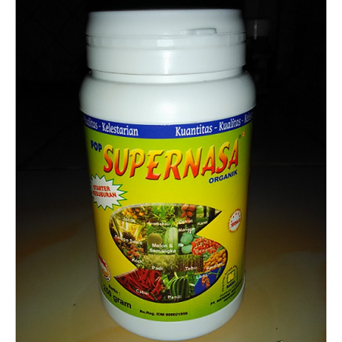 Jual Pupuk organik padat POP supernasa super nasa 250 gram | Shopee Indonesia