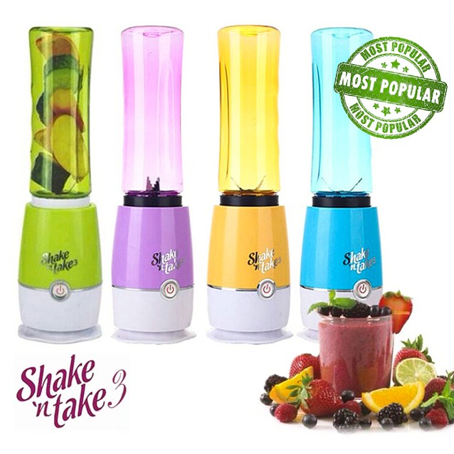 Jual Shake N Take 3 dengan 2 Tabung Blender Juice Buah Portable ...