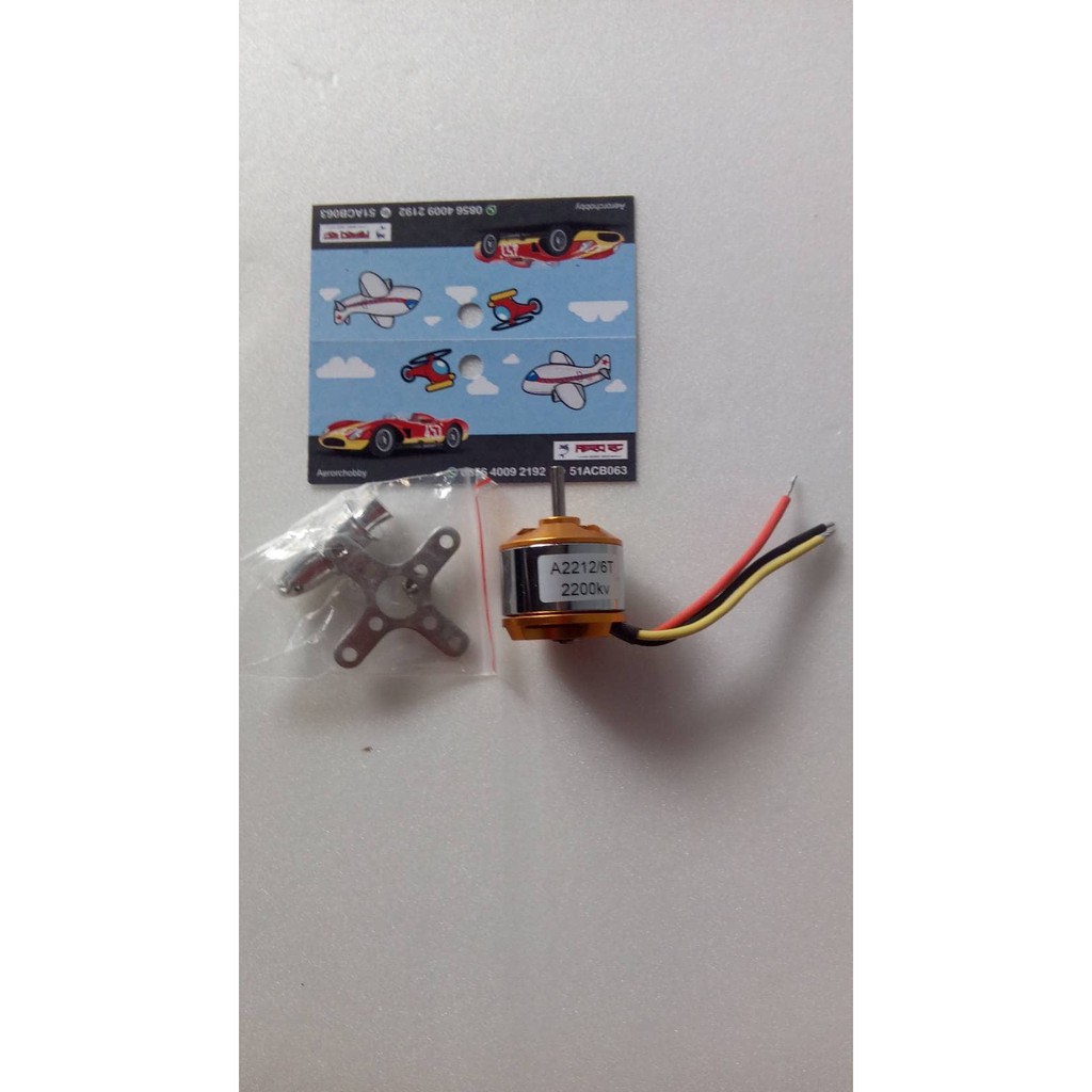 Jual Motor Brushless A2212-6T 2200KV | Shopee Indonesia