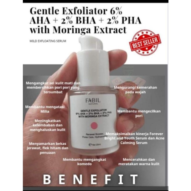 Jual SERUM EXFOLIASI TERBARU FABIL NATURAL HERBAL | Shopee Indonesia