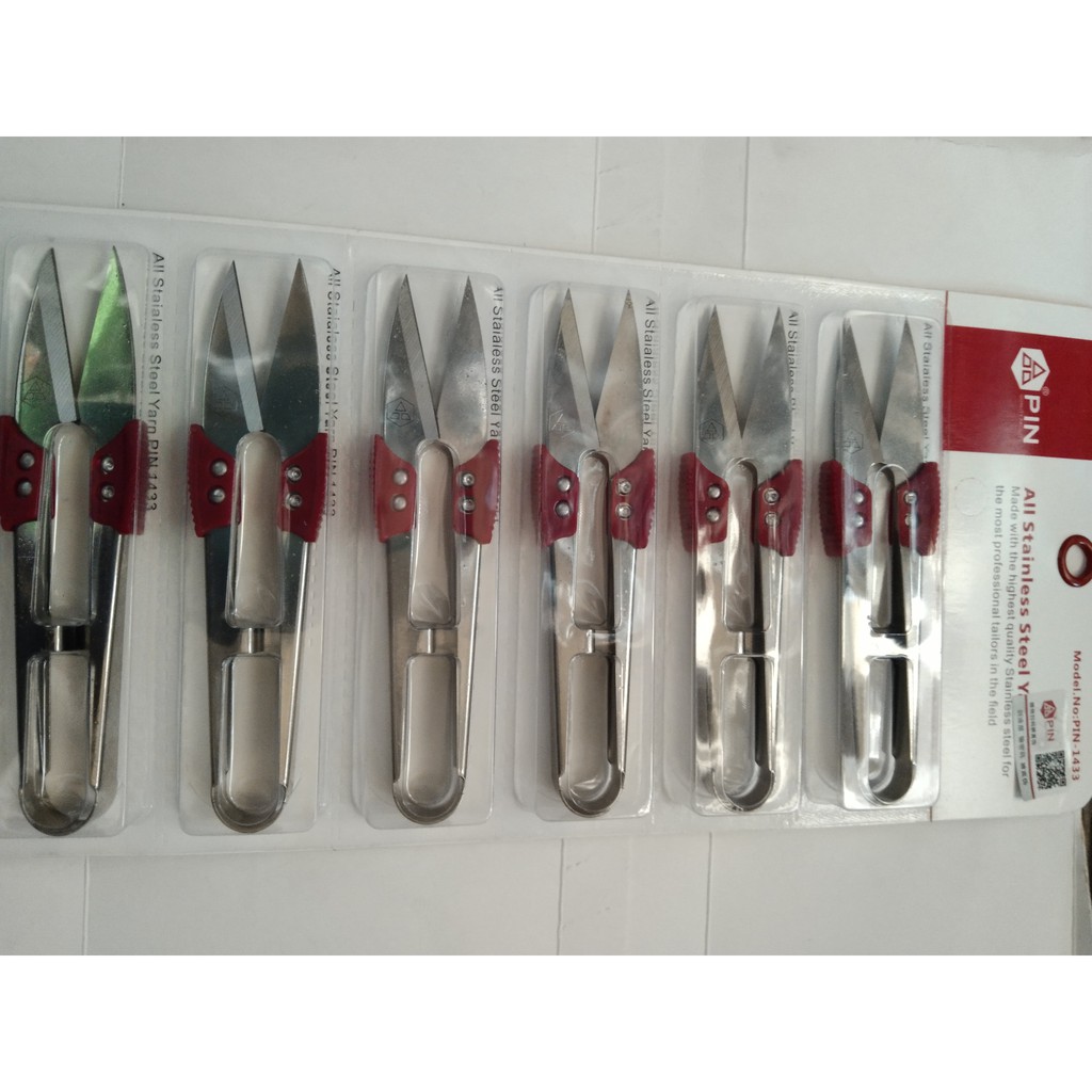 Jual Gunting buang benang/gunting cekris pin 1433 | Shopee Indonesia