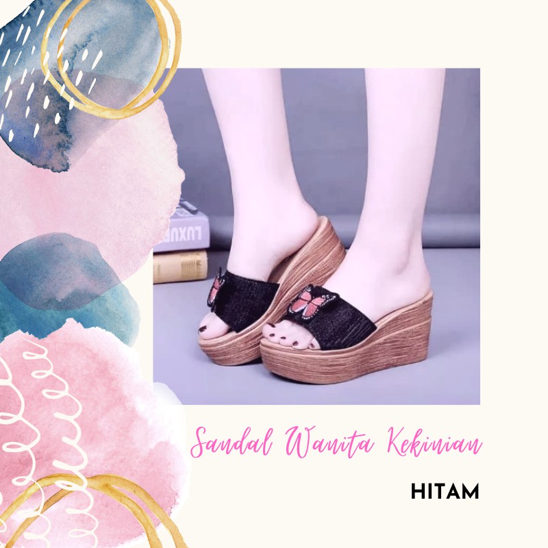 Jual 524 Sandal Remaja Ala Kekinian Masa Kini Murah Ready Sandal Cewek ...