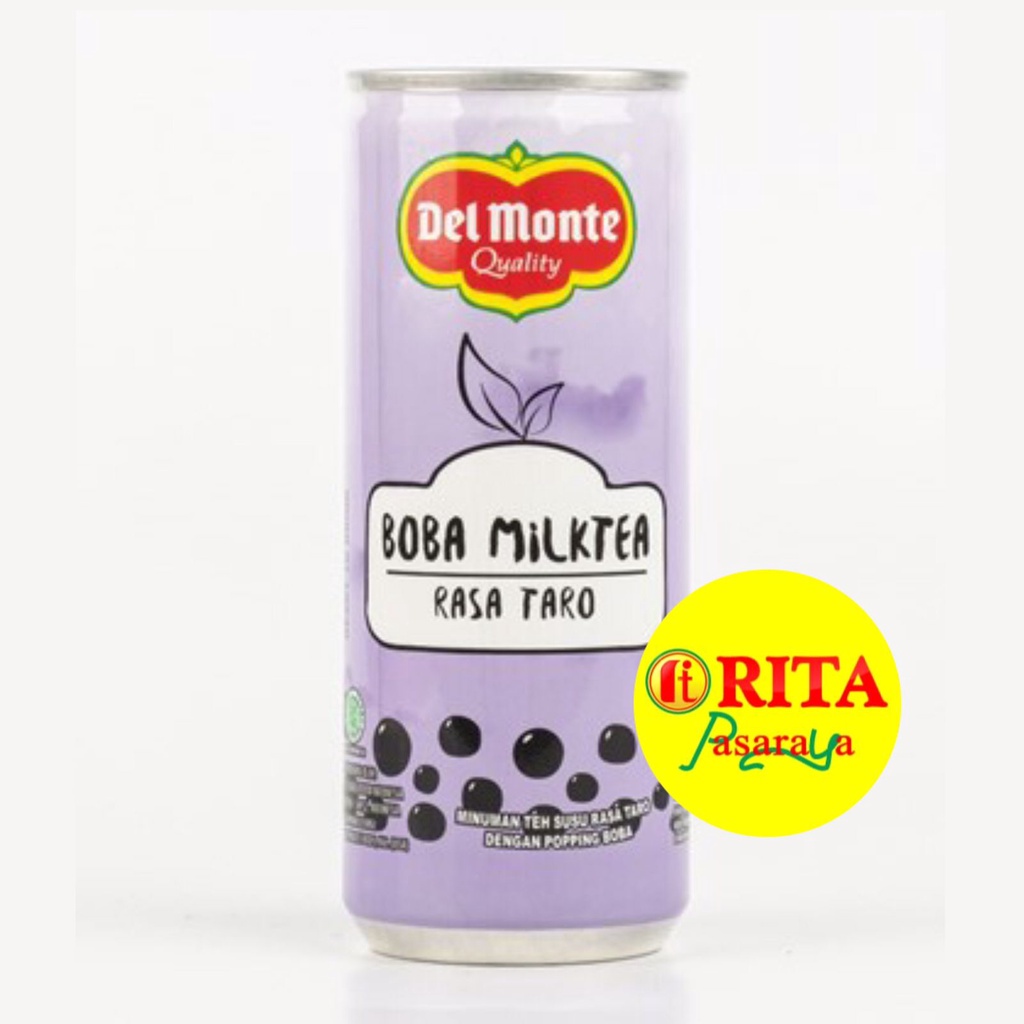 Jual Del Monte Boba Milktea Rasa Taro 240ml | Shopee Indonesia