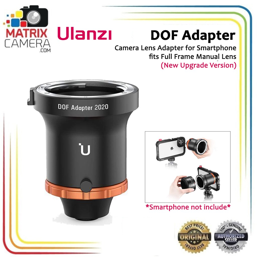 Jual Ulanzi Upgraded DOF Camera Lens Adapter for Smartphone | Shopee ...
