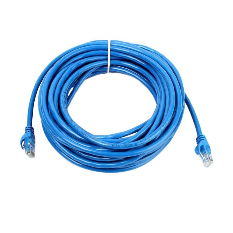 Jual Kabel LAN UTP 5M RJ45 Cat 5e 5 Meter terpasang Cable konektor ...