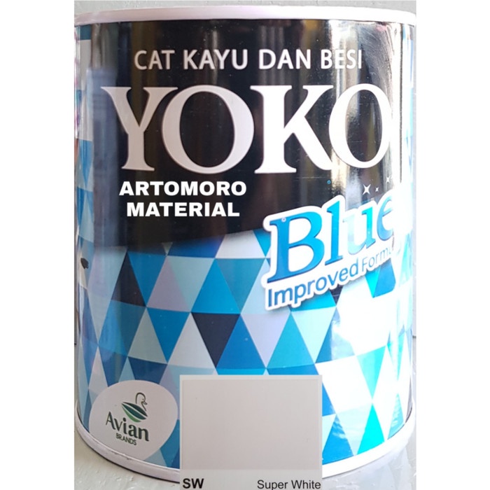 Jual kayucat- cat besi dan kayu ekonomis yoko avian putih kilap (super ...