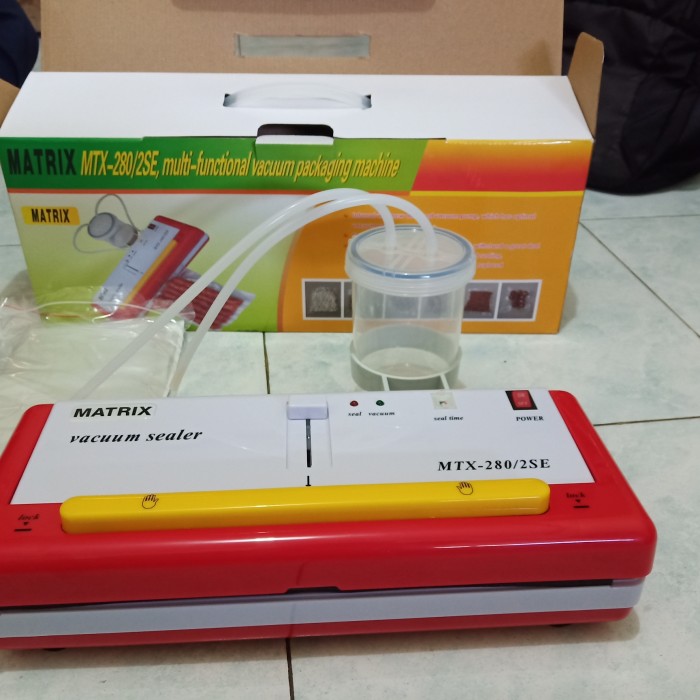 Jual Vacum Sealer Matrix MTX 280 Basah dan kering | Shopee Indonesia